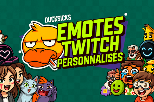 Je vais créer des emotes ou badges stylés pour Twitch ou Kick en 24h ...