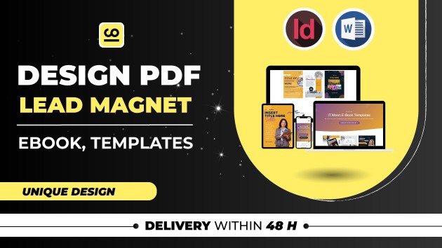 I will design unique PDF lead magnet, brochure, ebook report by Amour ...