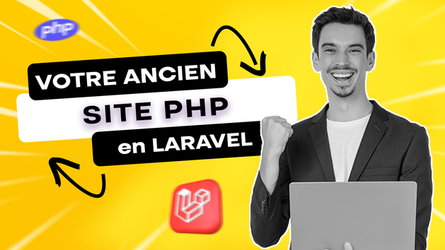 Je vais migrer votre site PHP vers Laravel avec une structure moderne ...