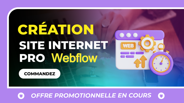 Je vais vous créer une site internet professionnel avec Webflow par Lynna_