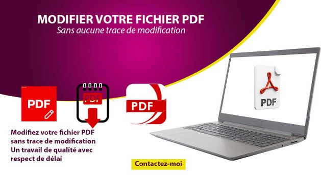 Je vais faire la Modification de votre PDF Sans Trace Éditez Vos ...