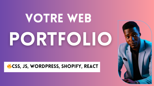 Je vais créer le design de votre portfolio professionnel unique et moderne (UI/UX) avec Figma ...