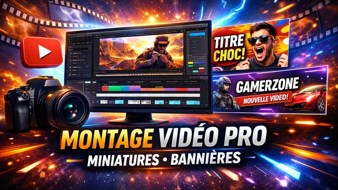 Je vais Créé votre bannière publicitaire impactant, moderne et ultra ...