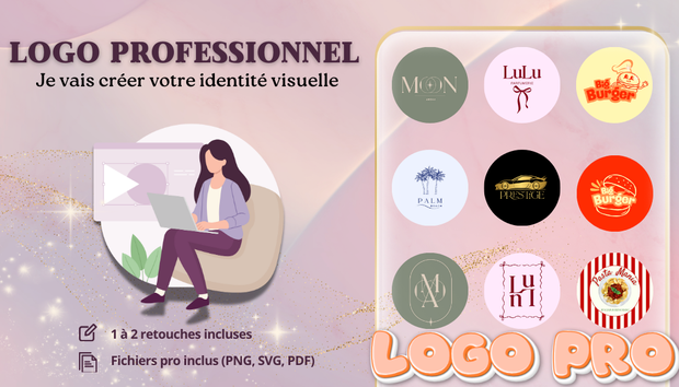 Je vais concevoir votre logo sur mesure par LisaLebreton