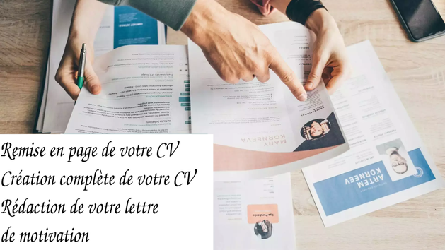 Je vais créer un CV percutant, adapté au poste que vous convoitez en ...