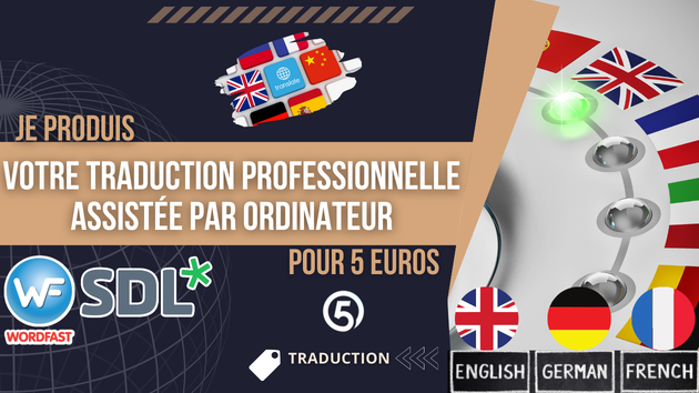 Je vais produire la traduction professionnelle de vos textes par ...