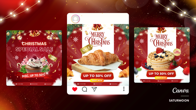 I will create editable social media posts and ads using canva by saturmoon