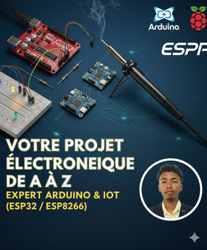 Je vais vous aider et vous accompagner dans votre projet électronique ...