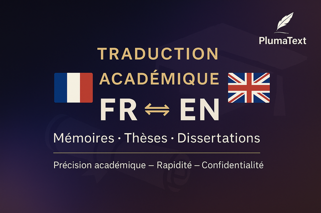 Je vais traduire vos mémoires, dissertations ou thèses du français vers ...