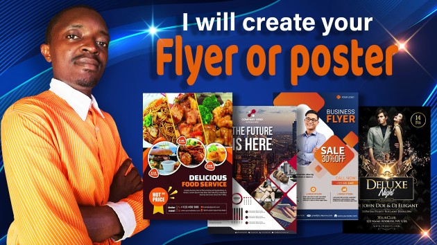 I will create your captivating advertising flyer, poster, banner or ...