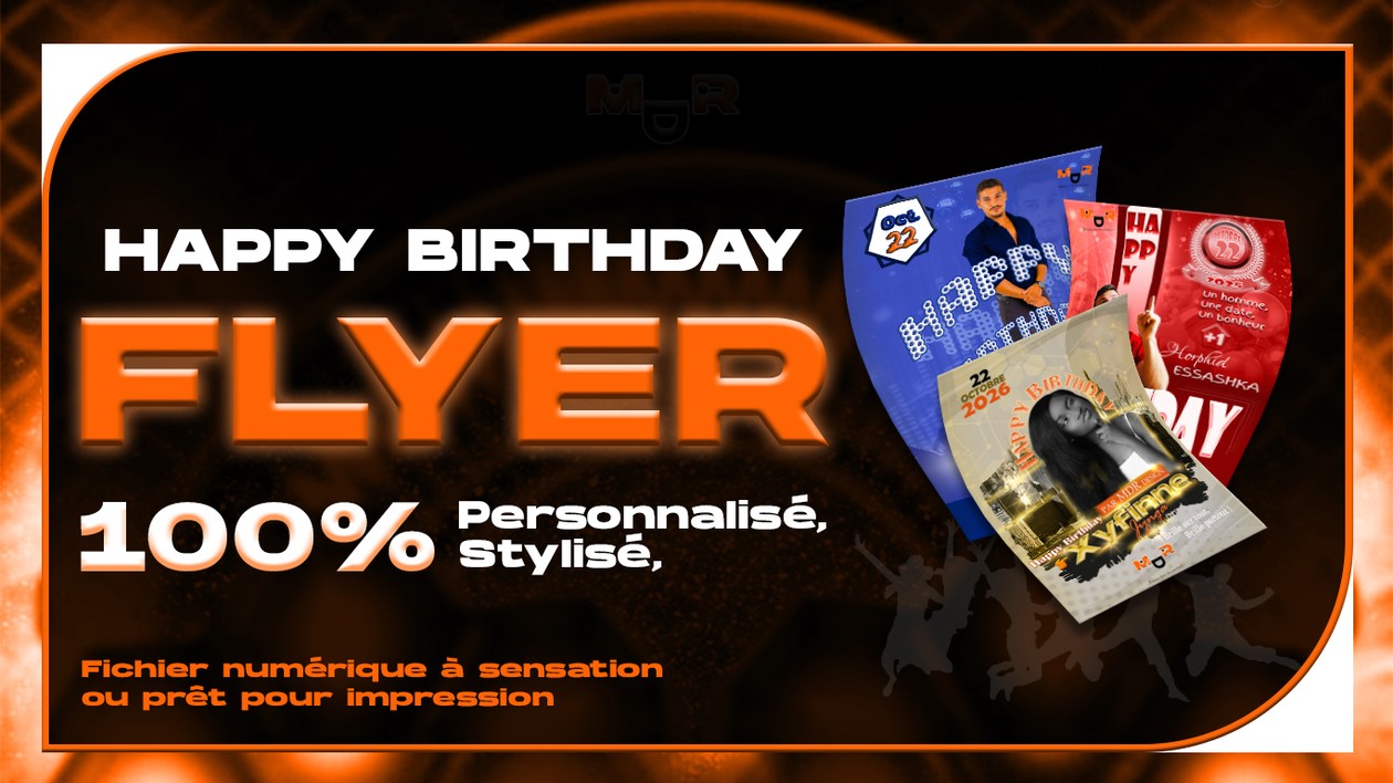 Je vais Créer un Flyer d'anniversaire de qualité Premium par JEAN_JEUDI_D