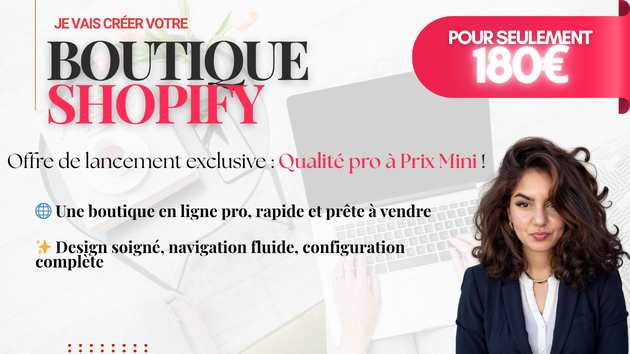 Je vais créer votre boutique Shopify par CommBy_IB