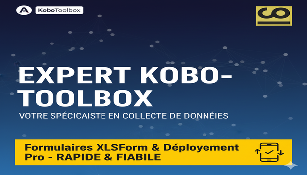 Je vais créer vos formulaires et projets professionnels sur KoBoToolbox ...