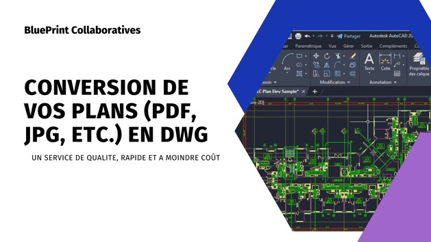 Je vais convertir vos plans des autres formats en DWG par Blueprint_Collab
