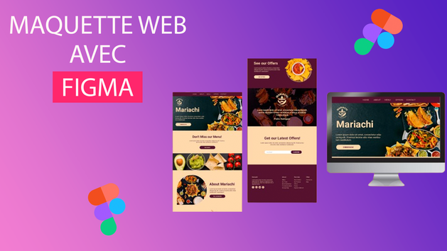 Je vais créer la maquette UI UX de votre site web avec Figma par WebEcom