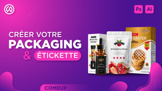 Je vais vous créer le design de votre packaging par grafix