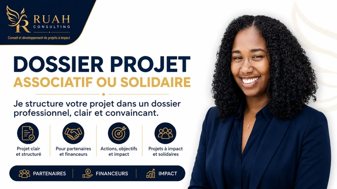 Je vais structurer votre projet associatif ou solidaire en fiche projet ...