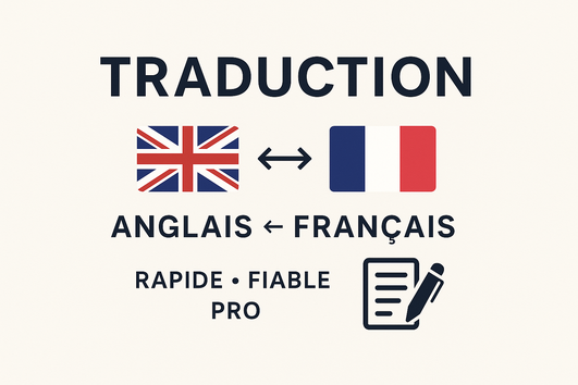 Je vais réaliser votre traduction français/anglais par Lorigine