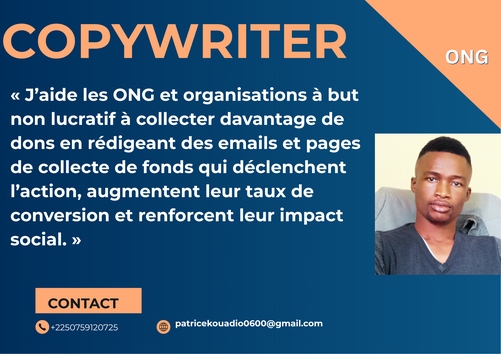 Je vais aider votre ONG à collecter plus de dons grâce à des emails et ...