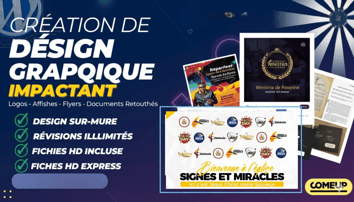 Je vais créer votre identité visuelle professionnelle : Affiches ...