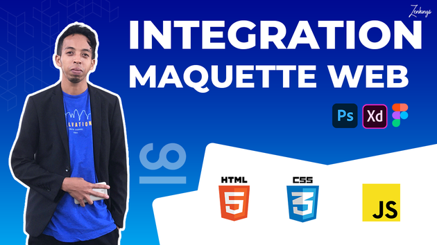 Je vais faire l'intégration web responsive HTML, CSS, et JS à partir de maquette PSD, figma, XD ...