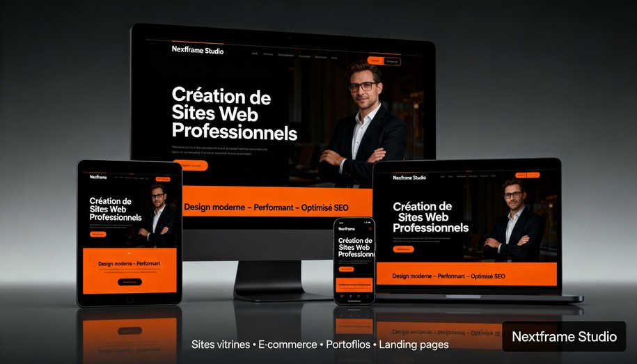 Je vais créer votre site web professionnel, moderne et ultra rapide pour votre business, 100% ...