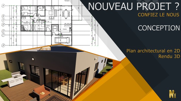 Je vais réaliser la conception de votre projet en bâtiment par NAHOMA