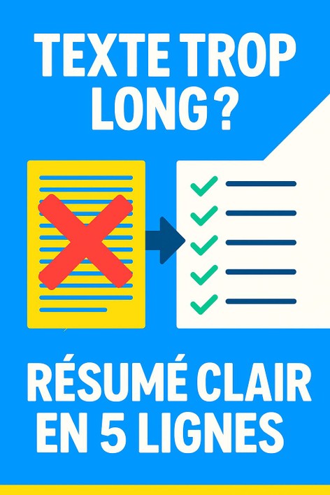 Je vais résumer votre texte long en un résumé clair et facile à ...