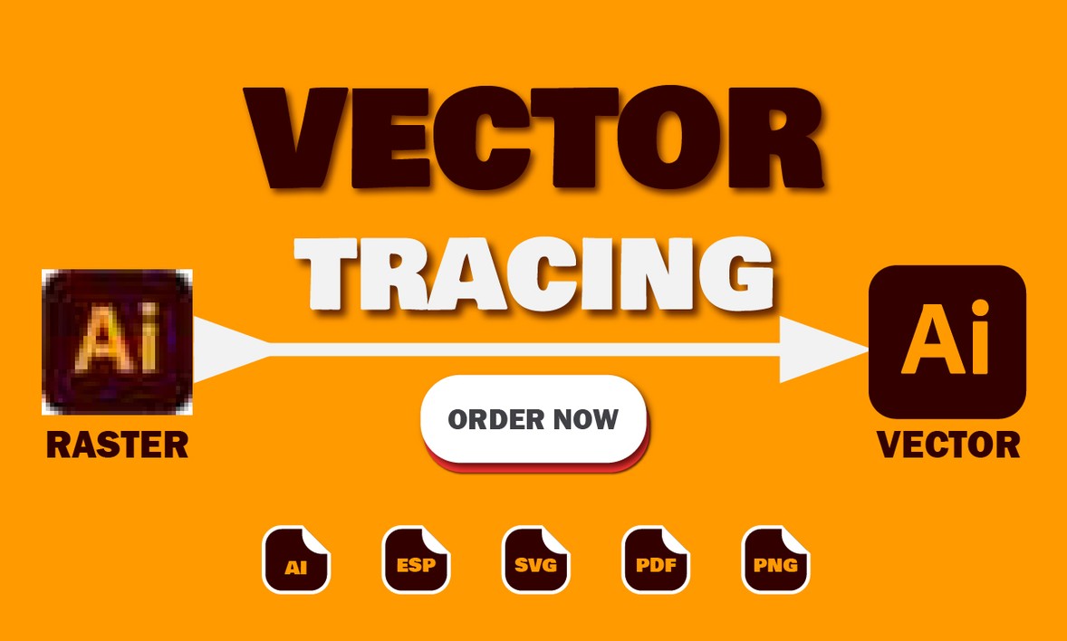 I will do vector tracing of your design, logo or picture by Dexterite_MIXON