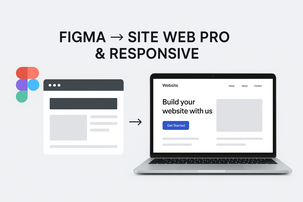 Je vais transformer votre maquette Figma en site web propre et ...