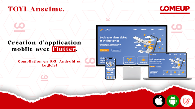 Je vais concevoir pour vous des applications mobile & web avec Flutter et une API Laravel ...