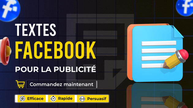 Je vais rédiger un super texte pour votre publicité facebook par Axel ...