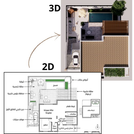 Je vais transformer votre plan 2D en modèle 3D professionnel par ...