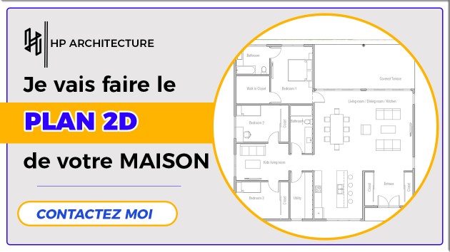 Je vais dessiner le plan 2D de votre maison par Hippo_lyte