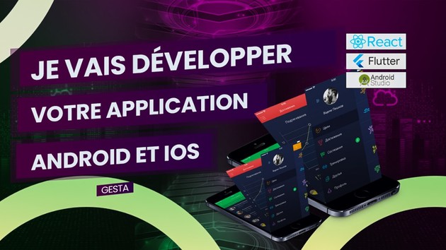 Je vais créer votre application mobile Androïde et IOS par Legenie1