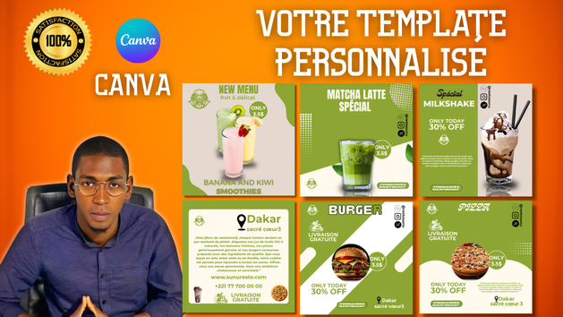 Je vais créer des designs professionnels sur Canva pour vos réseaux sociaux par IbrahimaBoiro3