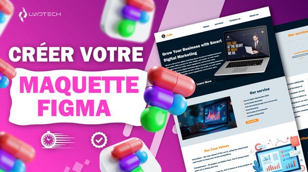 Je vais créer une maquette Figma sur-mesure pour site web ou ...