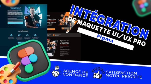 Je vais intégrer votre maquette Figma en HTML, CSS et JavaScript ...