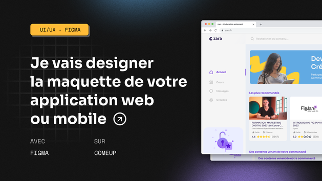 Je vais designer votre site web ou application mobile avec figma par Andritiana_Steve