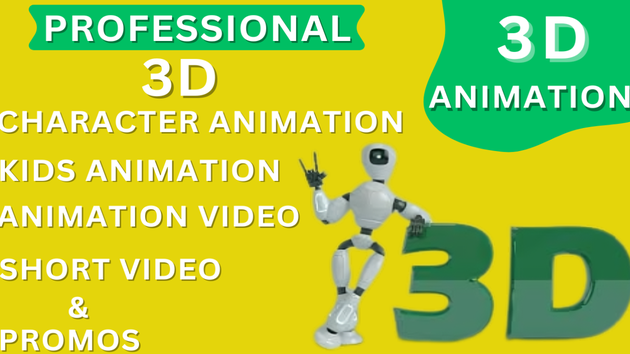 I will create a custom and 3d animation video, consistent characters ...