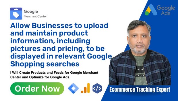 I will create and optimize products and feeds for google merchant ...