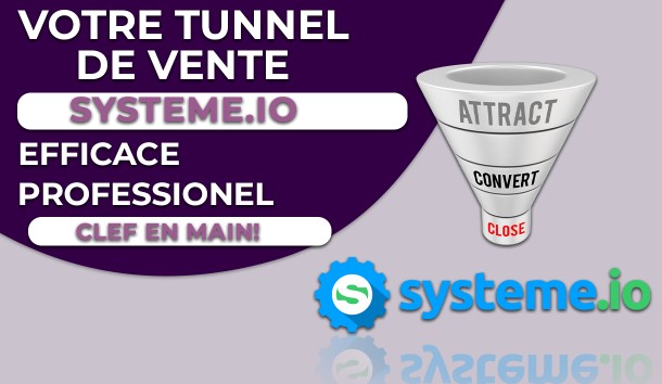 Je vais vous créer un Tunnel de vente (Lead Magnet) sur SYSTEM.IO par Aladdin_Bouch