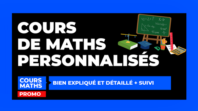 Je vais vous faire des cours de mathématiques personnalisés par MathsMaster