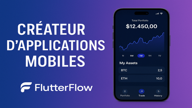 Je vais créer votre application mobile Android & ios avec FLUTTERFLOW de A à Z par MDi_ACADEMY