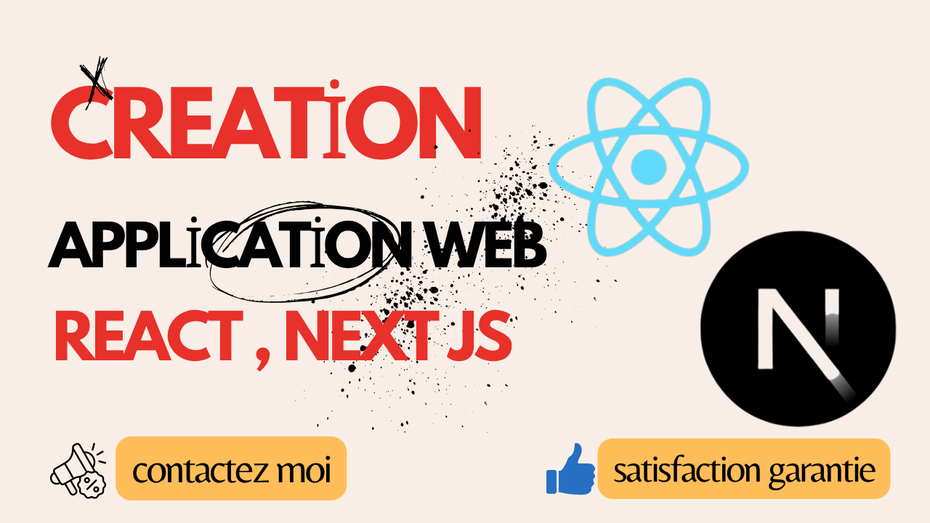 Je vais développer votre application web avec react js / next js par LoicDev
