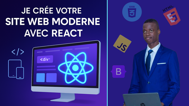 Je vais créer un site web avec ReactJS par Barachie