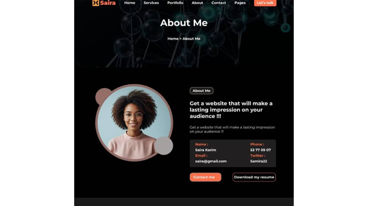Je vais créer votre maquette web UX/UI design de votre site web avec ...