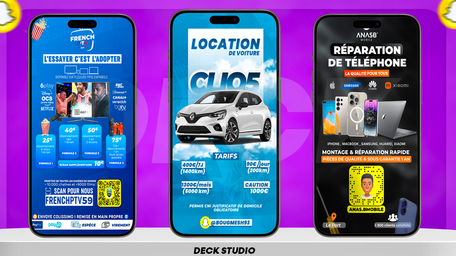 Je vais créer votre flyer story Snapchat de haute qualité par Flyerchrono