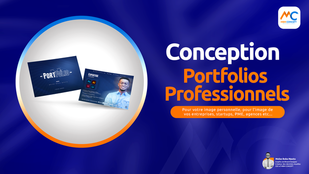 Je vais concevoir un portfolio professionnel par MoiseBuka