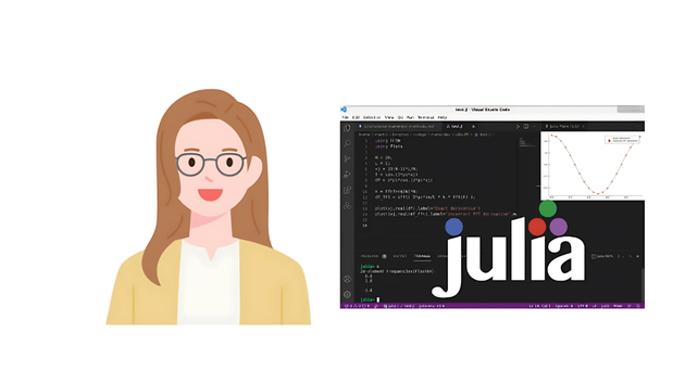 I will code and develop in Julia for you by datastatistiqueIT